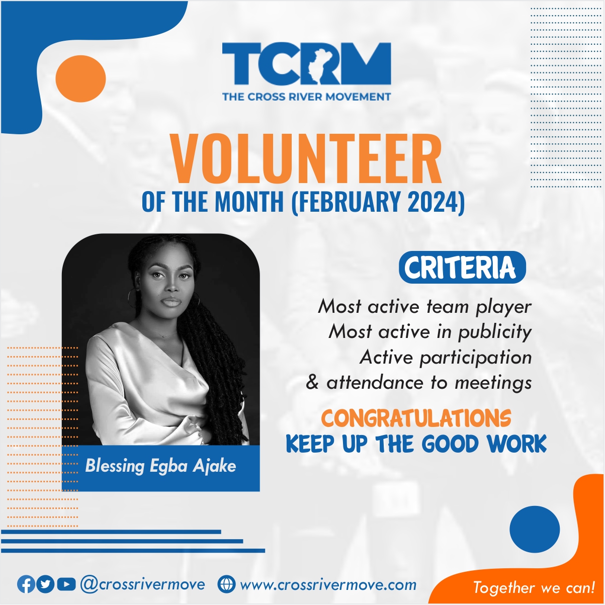 The Cross River Movement – Together We Can